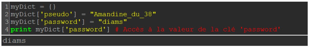 Python : Les dictionnaires - Olivier Schmitt